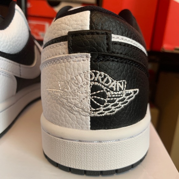Jordan | Shoes | Nike Air Jordan Low Se Homage White Black Split Shoes ...